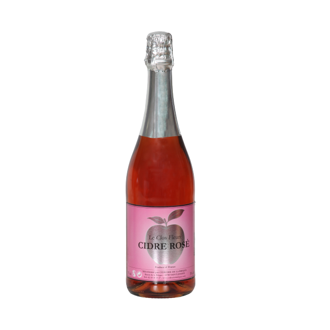 LE CLOS FLEURI - CIDRE ROSÉ - 75CL - cidreriedelabrique